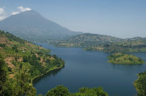 Boating on Twin Lakes of Bulera & Ruhondo | Volcanoes National Park Rwanda